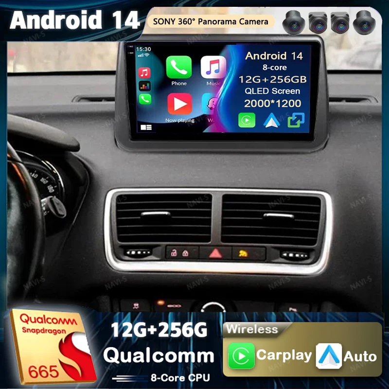 Android-14-For-Opel-Meriva-B-2009-2014-2K-QLED-Android-Car-Radio ...