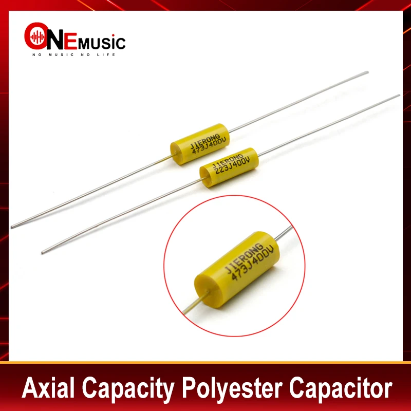 10Pcs Axial Capacity Polyester Capacitor 223J400V/473J400V 0.022uf/0 ...