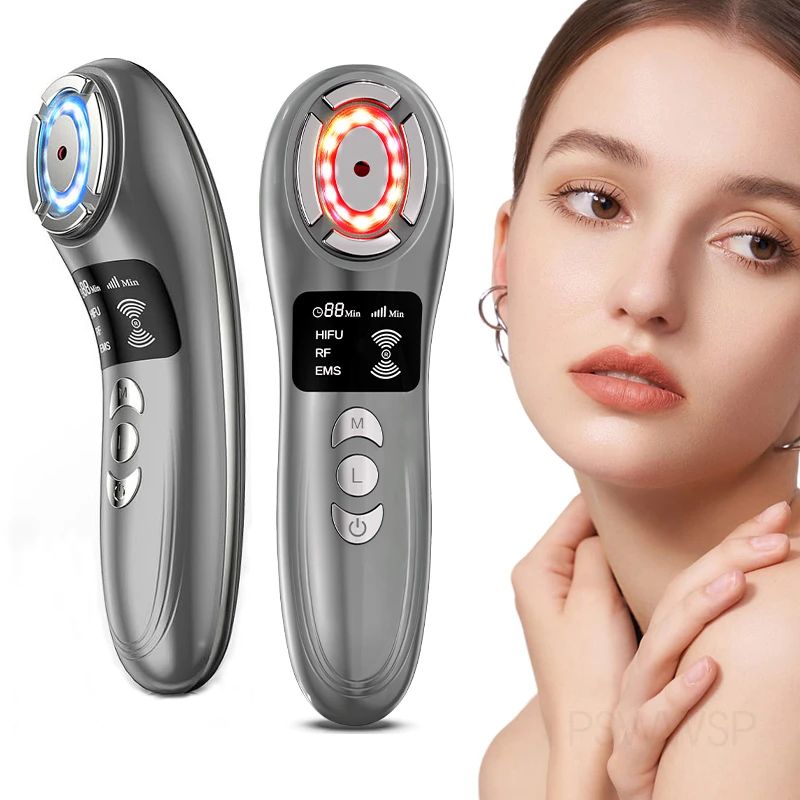 Mini Hifu Machine Ultrasonic Ems Rf Skin Tightening Device Home Spa ...