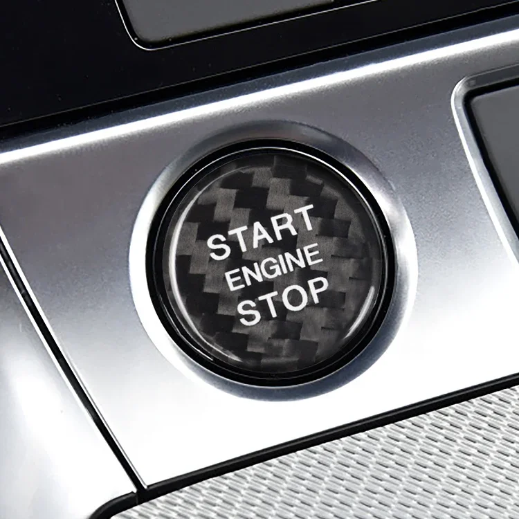 Carbon-fiber-car-start-button-sticker-For-Audi-A6-A7-S6-S7-RS7-car ...