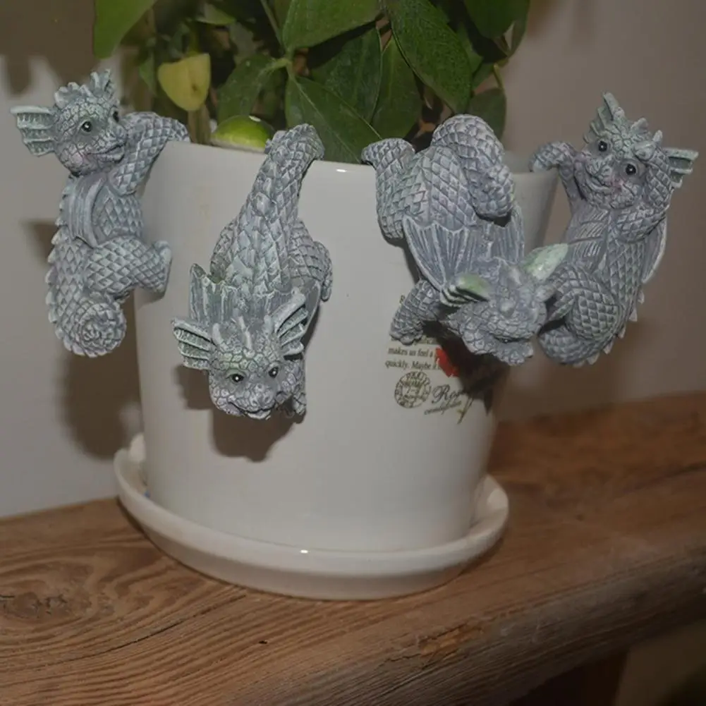 Hand-crafted-Dragon-Figurine-Weather-Resistant-Resin-Creative-Hanging ...