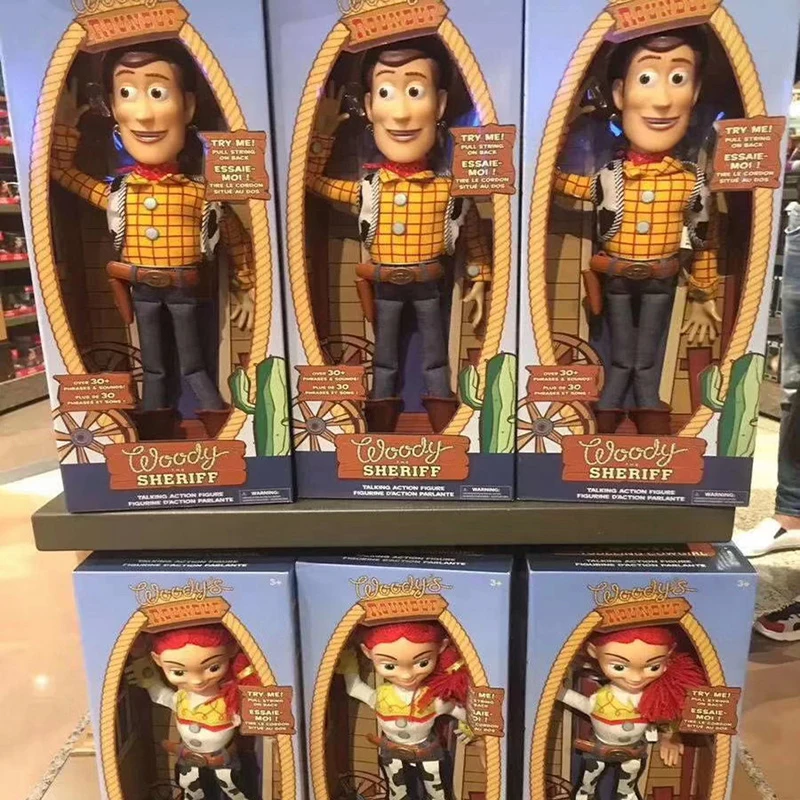 40cm-Disney-Toy-Story-3-4-Talking-Woody-Triss-Action-Figure-Cloth-Model ...
