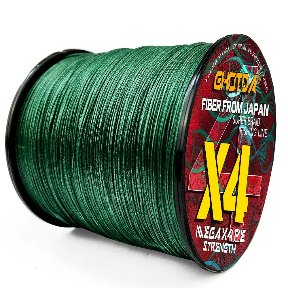 GHOTDA-Braided-Fishing-Line-X4-300M-Drag-10-80LB-4-Strands ...