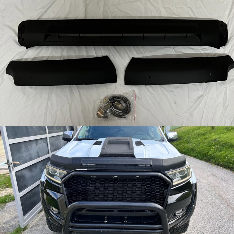 Bonnet-Scoop-Hood-Guard-Shields-For-Ford-Ranger-Wiltrak-Raptor-XL-XLT ...