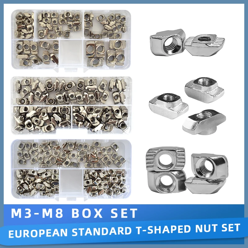 T-Nuts-M3-M4-M5-M6-T-Slot-Nut-Hammer-Head-Nickel-Plated-Carbon-Steel ...