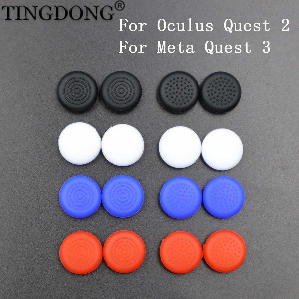 2pcs For OculusQuest 2 Meta quest 3 VR Touch Controller Joystick Cap ...