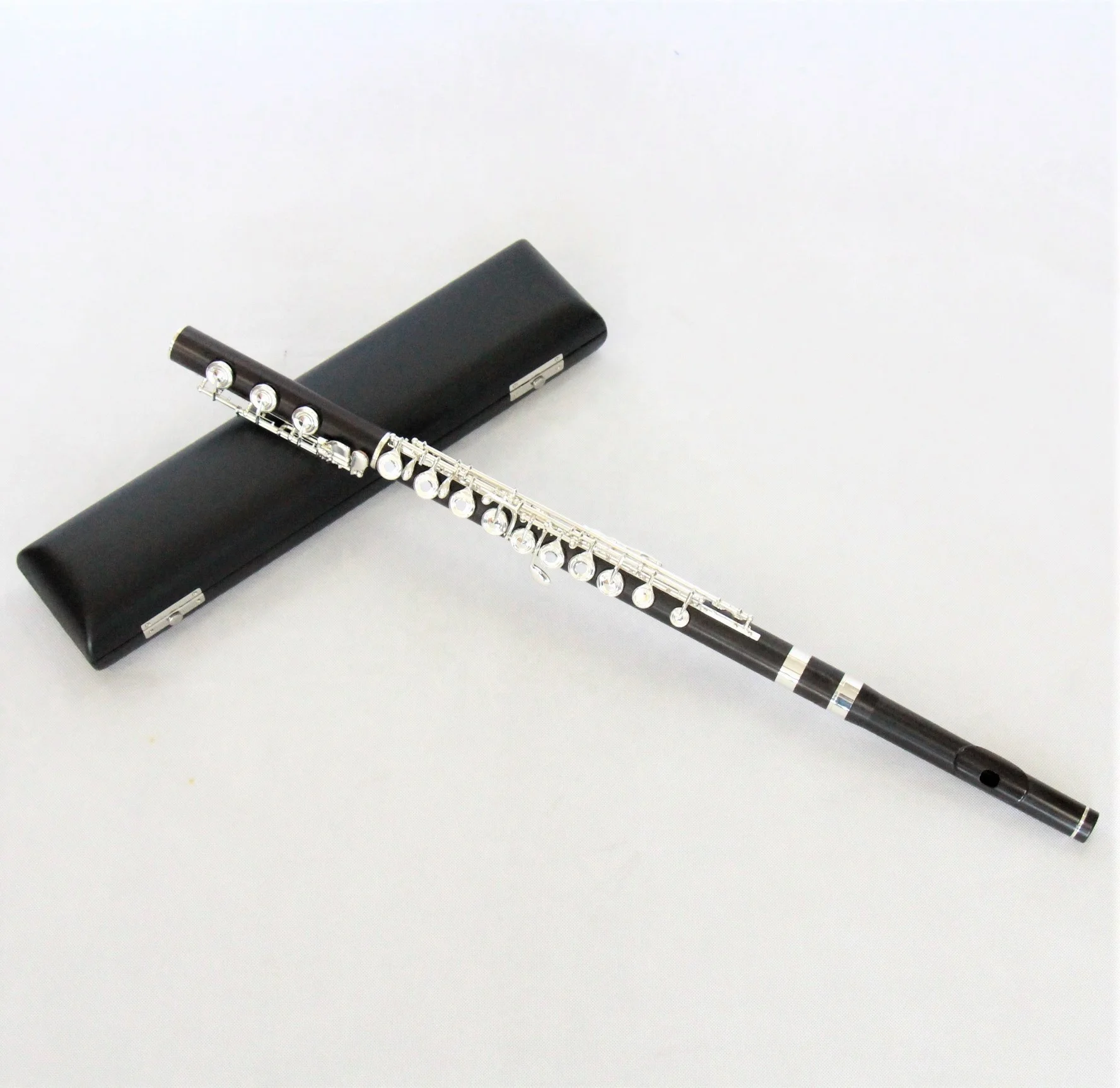 High-and-professional-concert-flute-instrument-for-sale-Ebony-Body ...