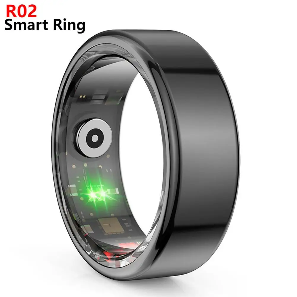R02-Smart-Ring-Military-Grade-Titanium-Steel-Ring-Heart-Rate-Blood ...