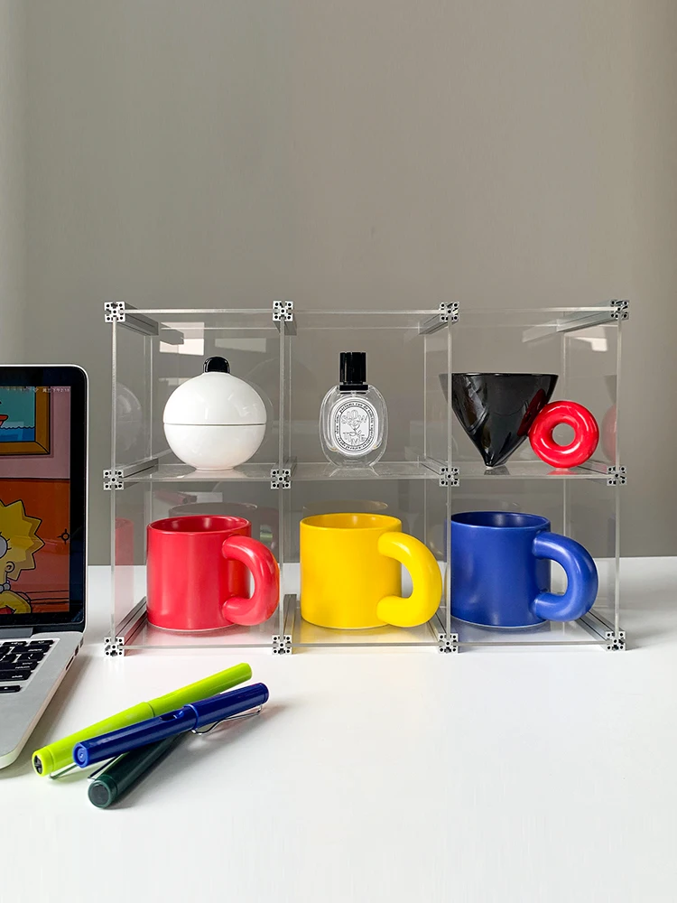 【EpeiusHome】Household goods acrylic grid storage rack storage box ...