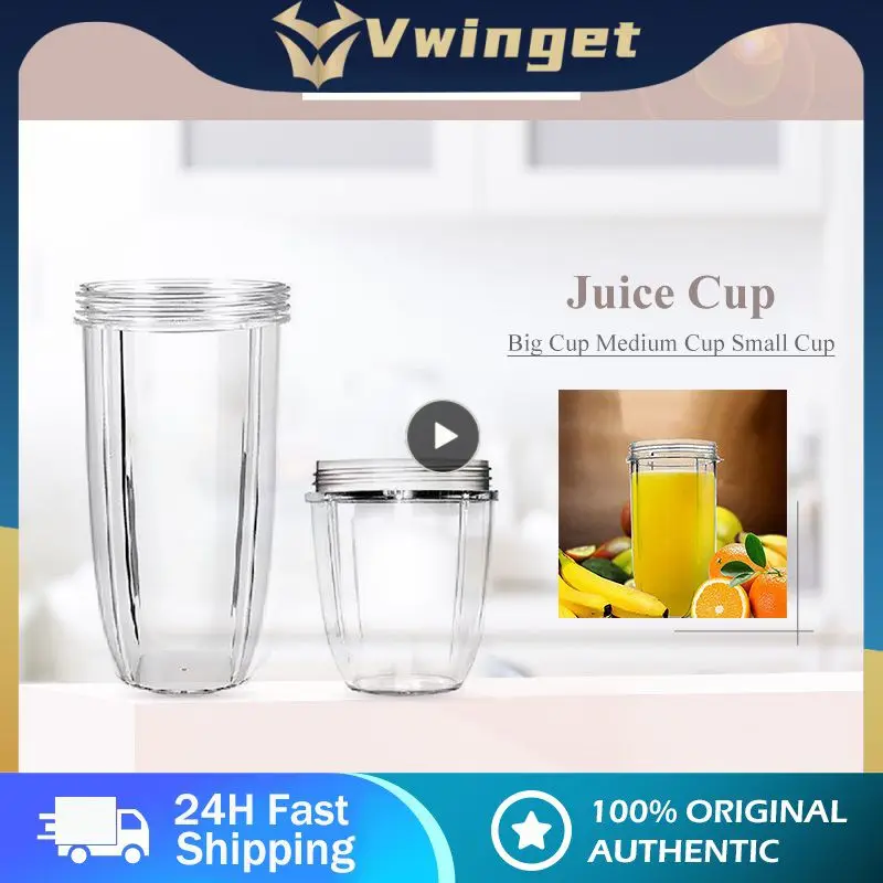 18-24-32oz-Juicer-Cup-Mug-Transparent-Replacement-Cup-For-Nutribullet ...