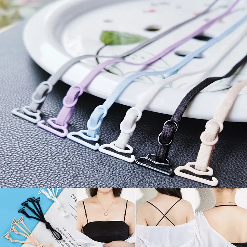 1-Pair-Spaghetti-Strap-Underwear-Straps-Invisible-Shoulder-Strap-Non ...