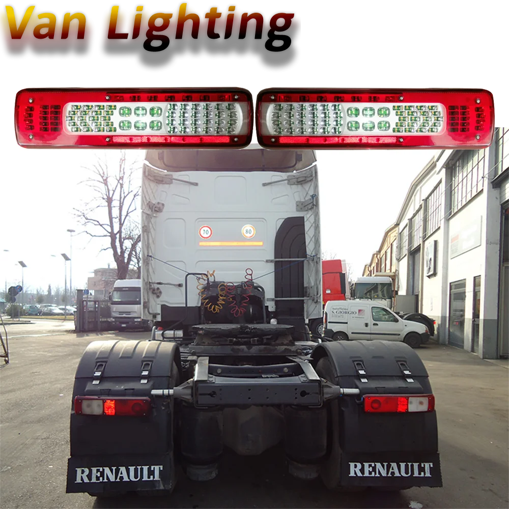 1pc 24v Truck Led Truck Tail Light For Renault New T High Scotland Tail ...