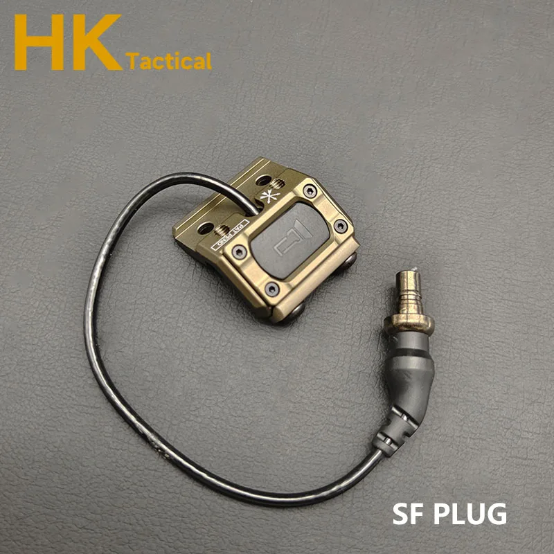 Tactical-Hot-Button-Picatinny-Surefir-M300-M600-Flashlight-Airsoft ...