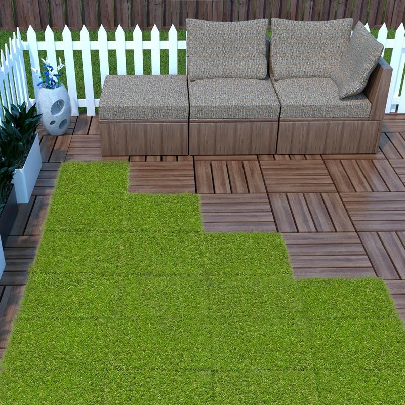 Deck Over Grass Squares