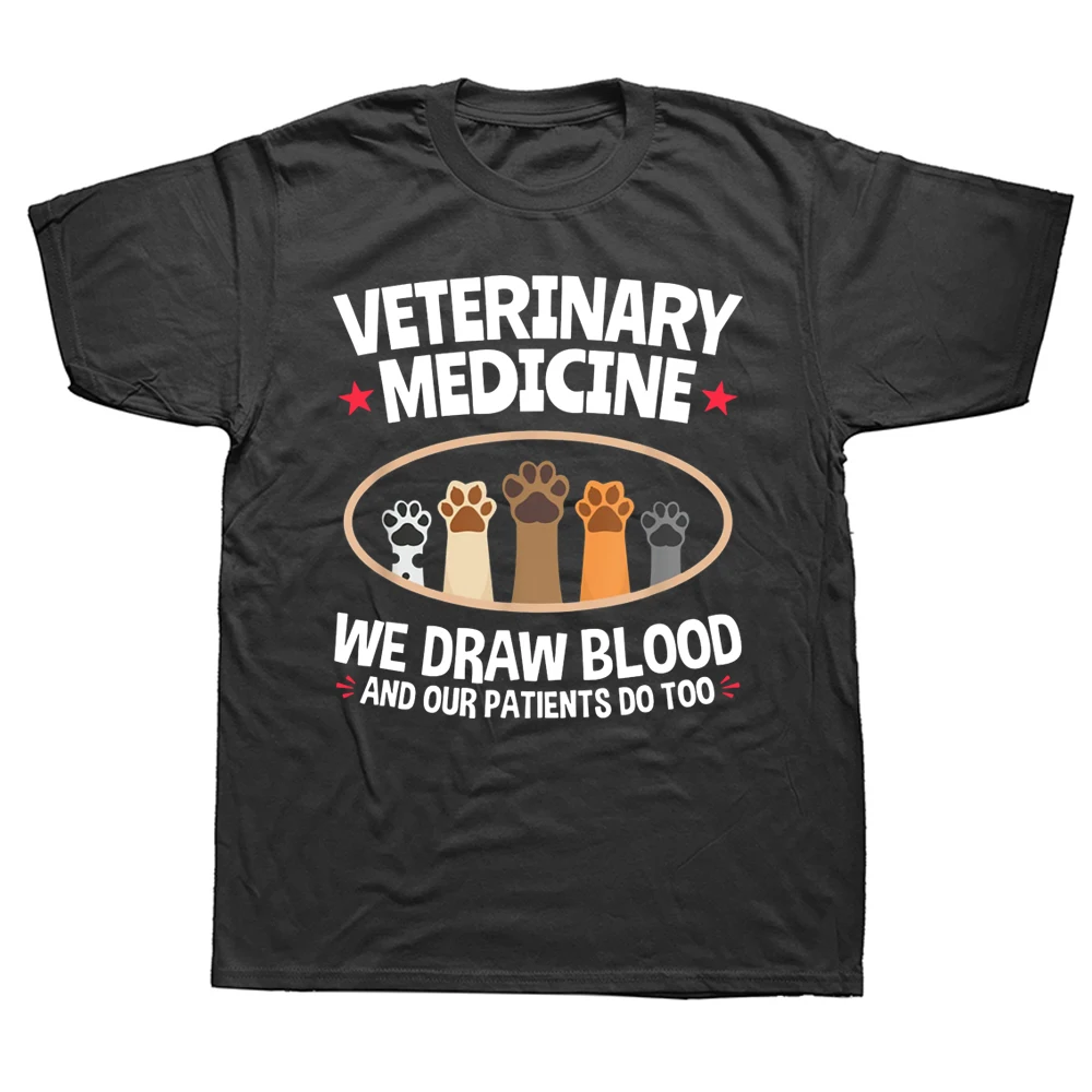 Vet Tech Gifts We Draw Blood Patients Do Too Veterinary Tech Zip Men ...