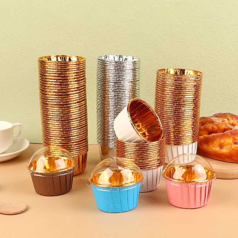 10Pcs-Set-Cupcake-Liner-Baking-Cup-with-Lids-Roll-Mouth-Muffin-Cupcake ...