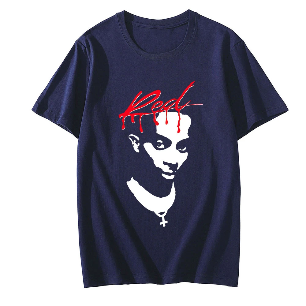 Playboi Carti T-Shirts Rapper Trap Album Red Print Streetwear Men Women ...