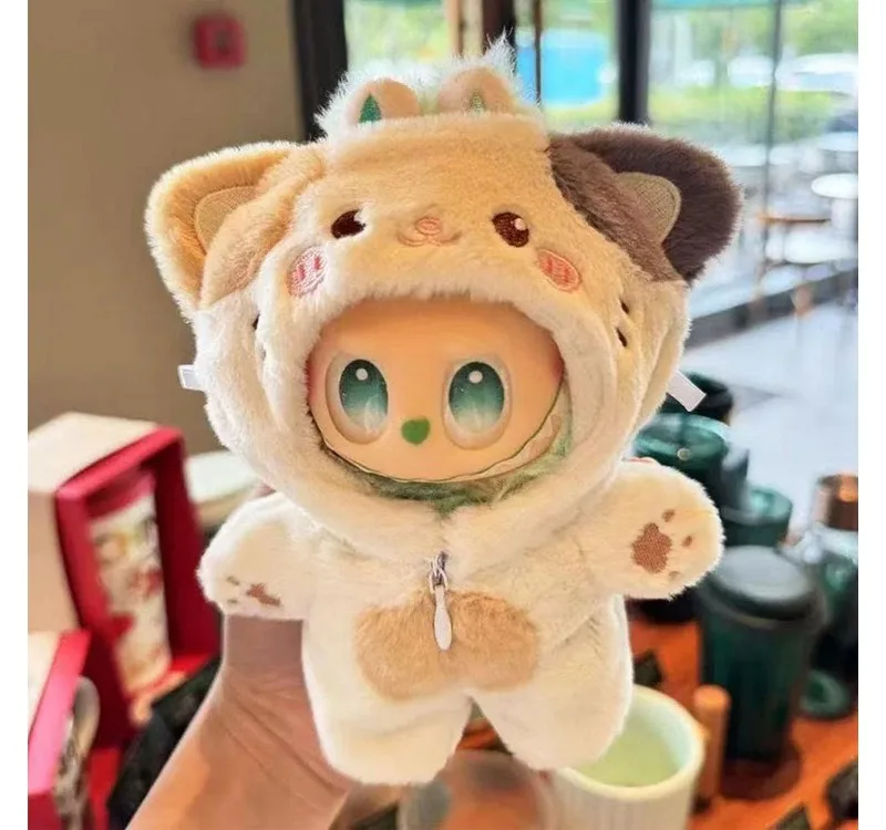 Only Clothes for 15-17cm Labubu Animal Elephant Cute Cat Clothes Set ...