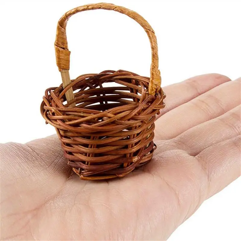 Small-Flower-Basket-Handheld-Woven-Basket-Office-Decor-Basket-Mini ...