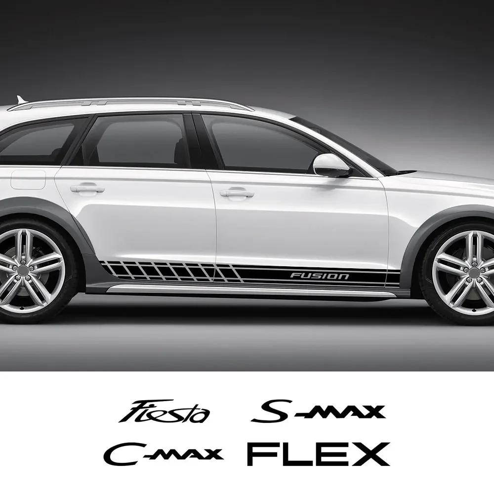 2PCS-Car-Side-Sticker-For-Ford-C-S-MAX-EXPEDITION-Fiesta-FIGO-FLEX ...