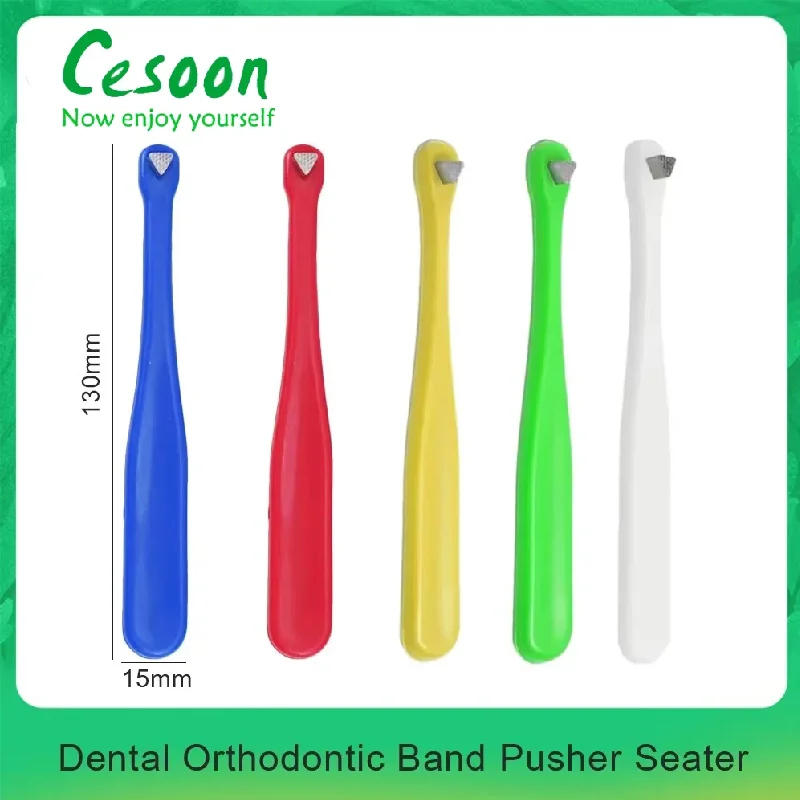 1Pc Dental Orthodontic Band Pusher Seater Molar Push Bite Stick Plastic ...