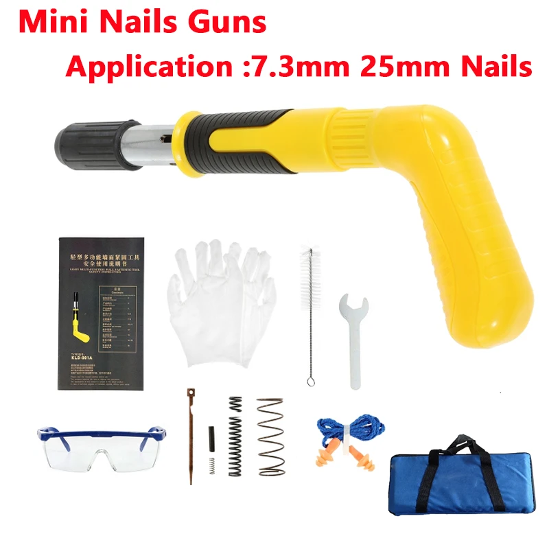 Mini Rivet Tool Set Steel Nails Guns Home Wall Fastener Power Tools ...