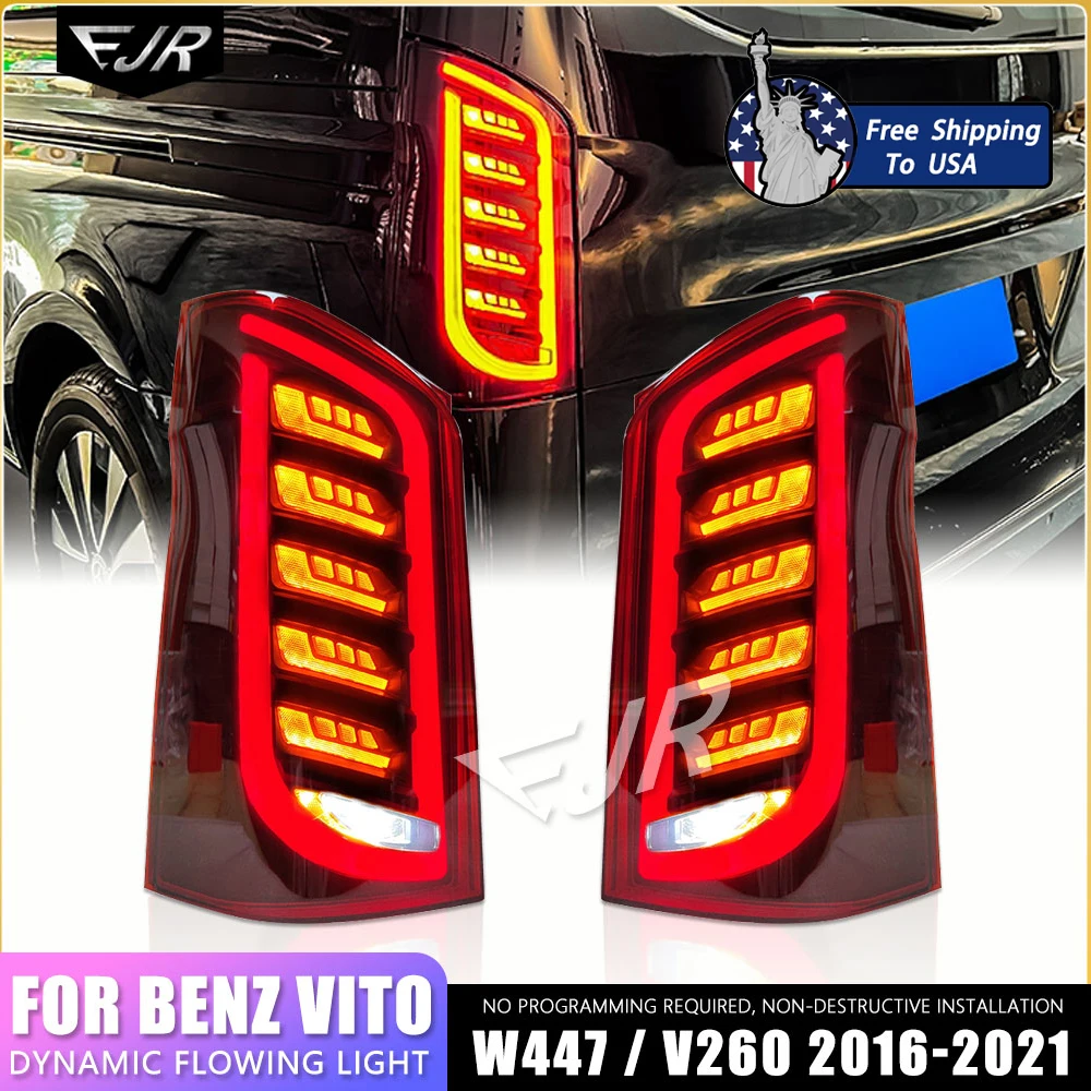 EJR Car Lights for Mercedes Benz VITO V Class 2016-2021 Taillight ...