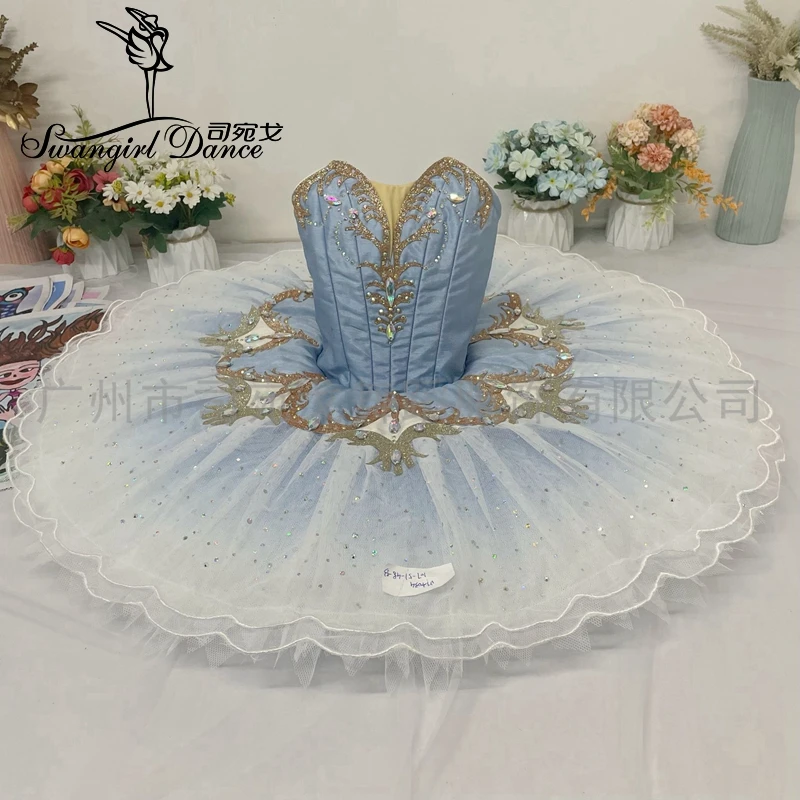 Blue-gradient-Ballet-tutu-CustomMade-blue-bird-variation-Prfessional ...