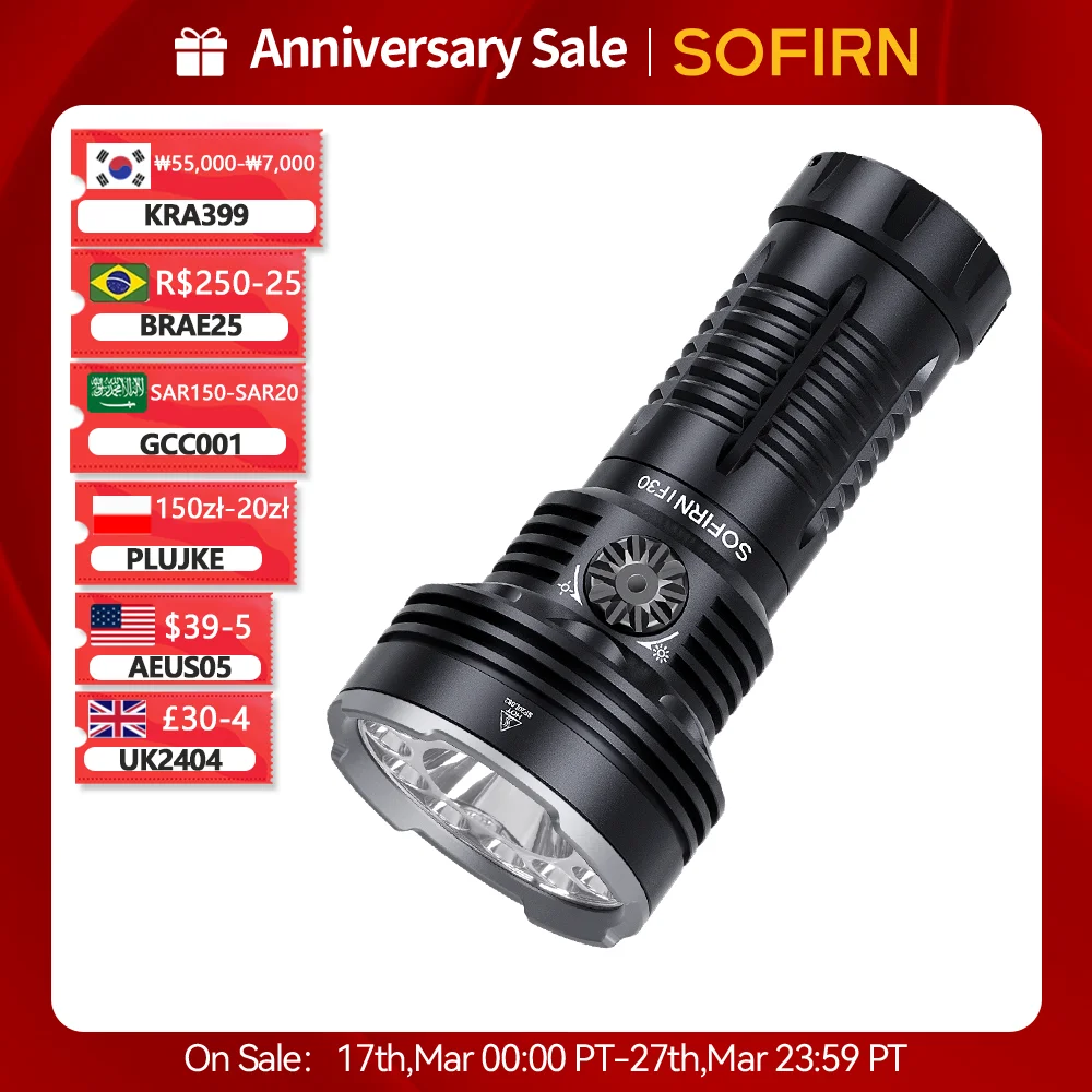 Sofirn-IF30-Powerful-USB-C-Rechargeable-EDC-Flashlight-IPX8-Waterproof ...