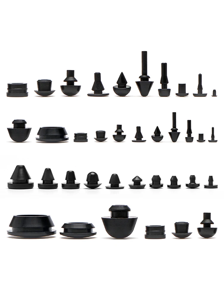 Muffling-Plug-Silicone-Plug-Rubber-Stopper-Conical-Hole-Non-slip-Foot ...