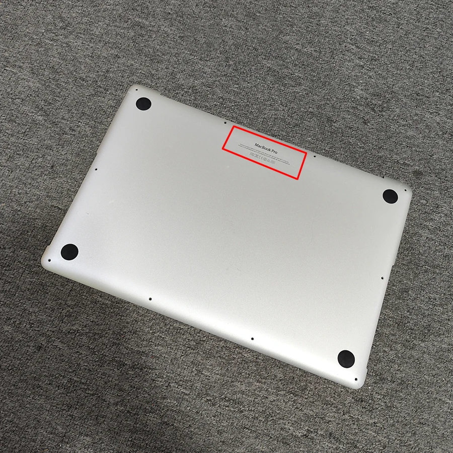 Original Laptop Lower Base Case For Macbook Pro Retina 15" A1398 Bottom ...