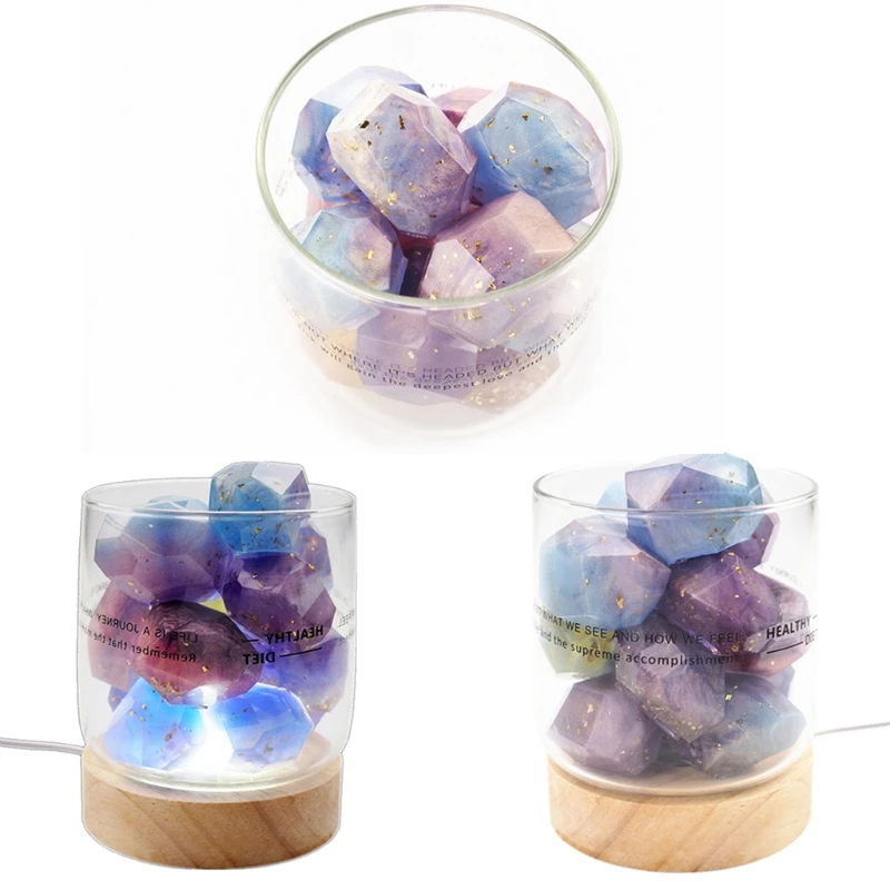 Irregular-Geometric-Section-Crystal-Ore-Epoxy-Resin-Mold-Stones ...