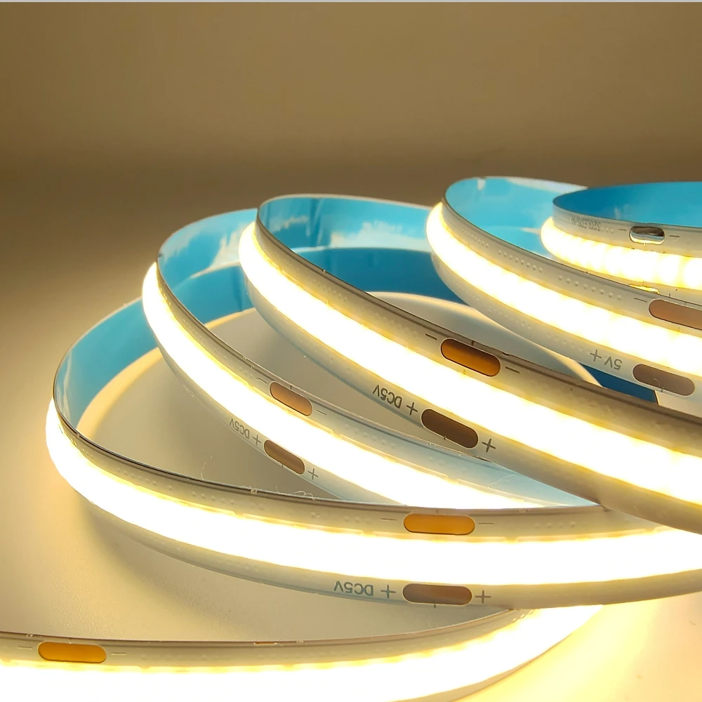 COB LED Strip Light 320 480LED/m High Density Flexible 8mm FOB Tape ...