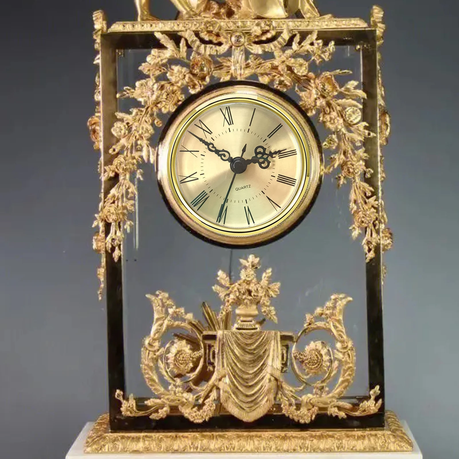 70-mm-Gold-Quartz-Clock-Embedded-Clock-Gallbladder-Insert-Mechanism ...