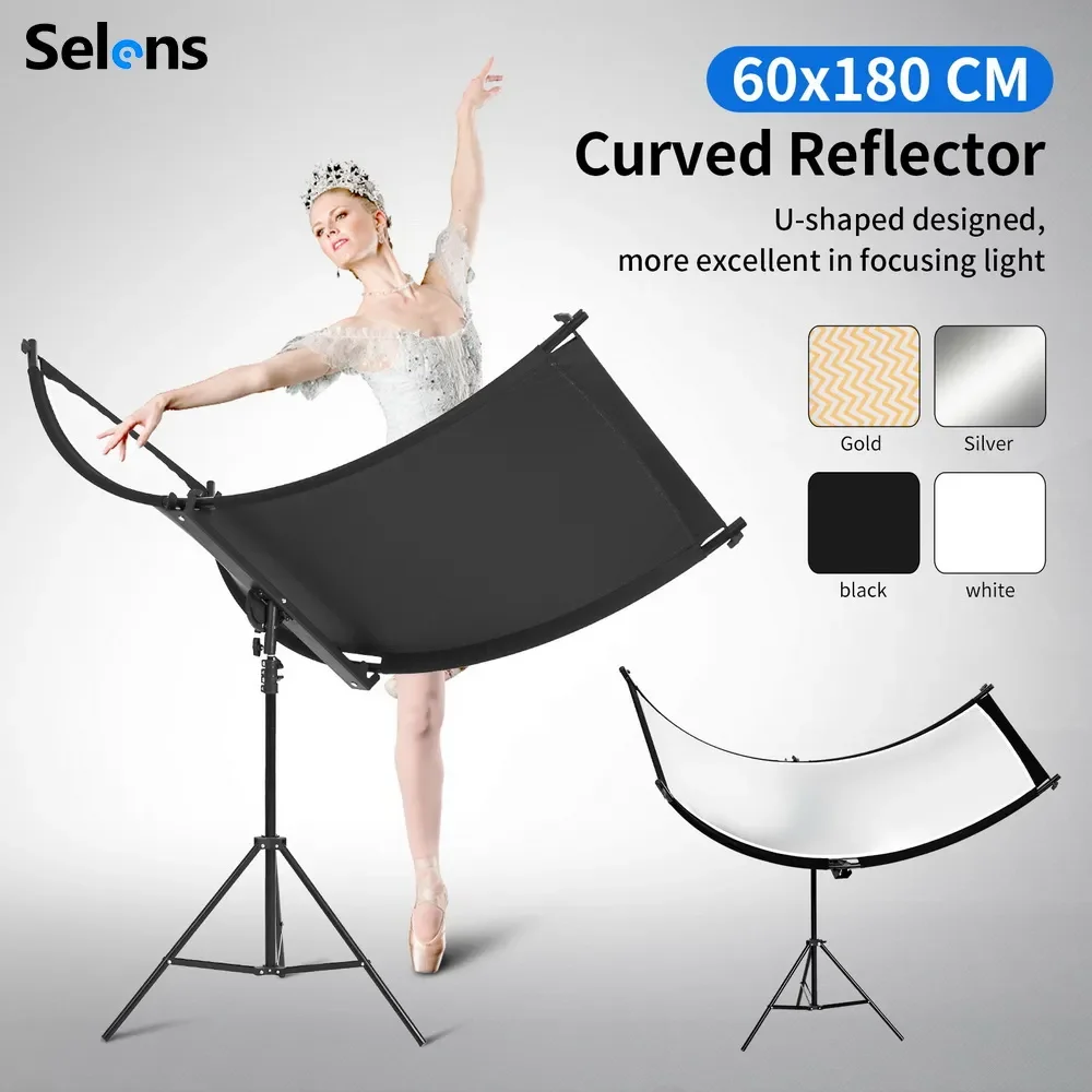 Selens-4-Colors-Collapsible-U-type-Reflector-Light-Reflective-Screen ...