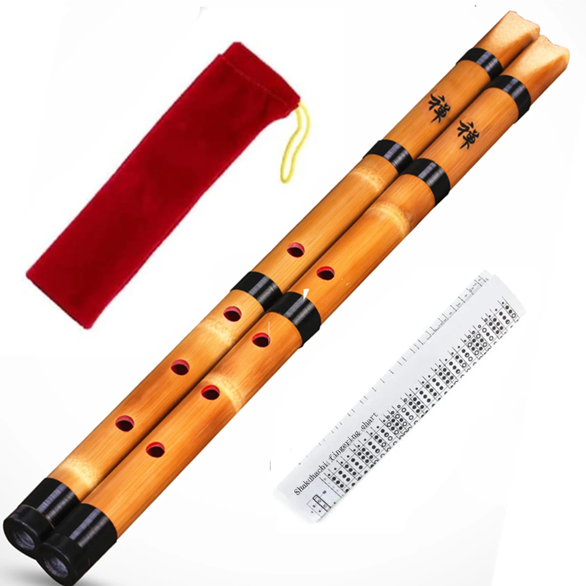 Shakuhachi-Chiba-de-bamb-blanco-Natural-hecho-a-mano-flauta-corta ...