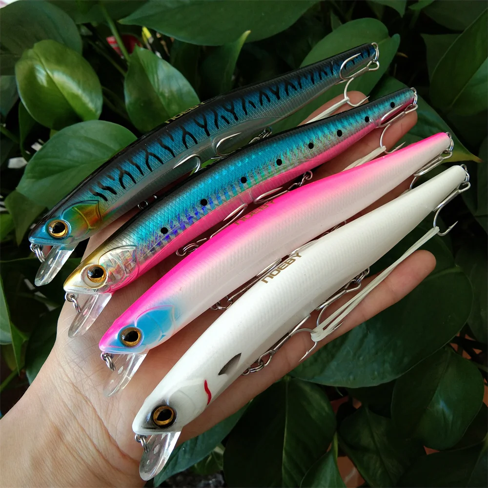 Noeby-4pcs-15cm-23g-Floating-1-5m-Minnow-Fishing-Lure-Bionic-Wobblers ...