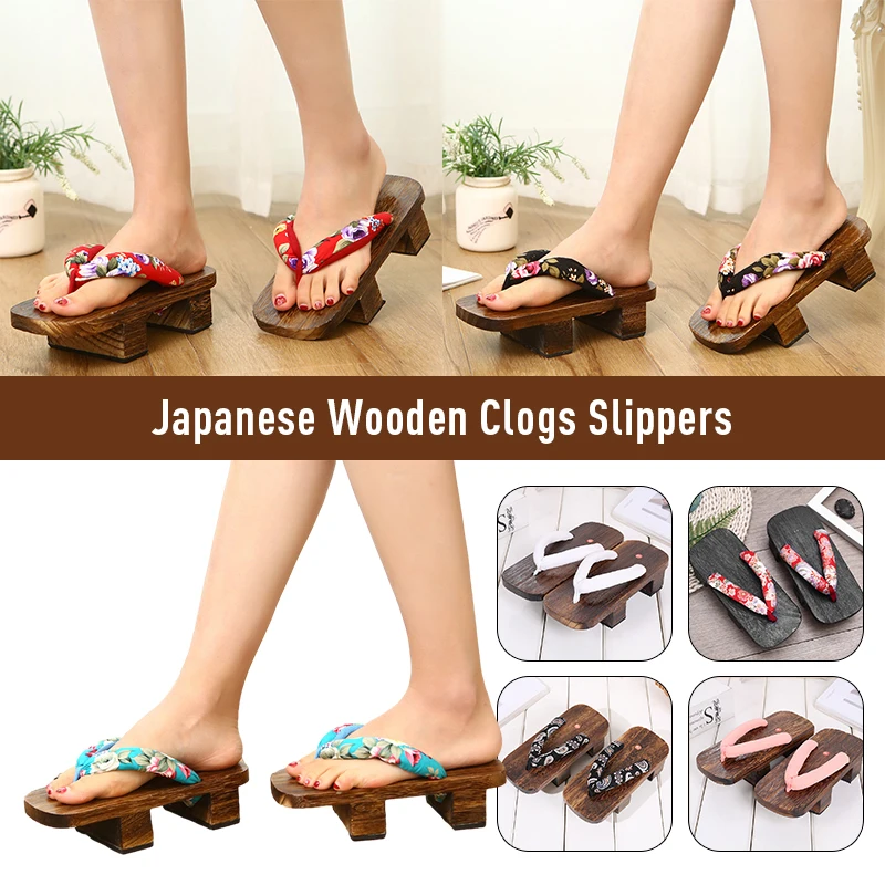 Japanese-Traditional-Sandal-Geta-Woodn-Clogs-Shoes-Slipppers-Women ...