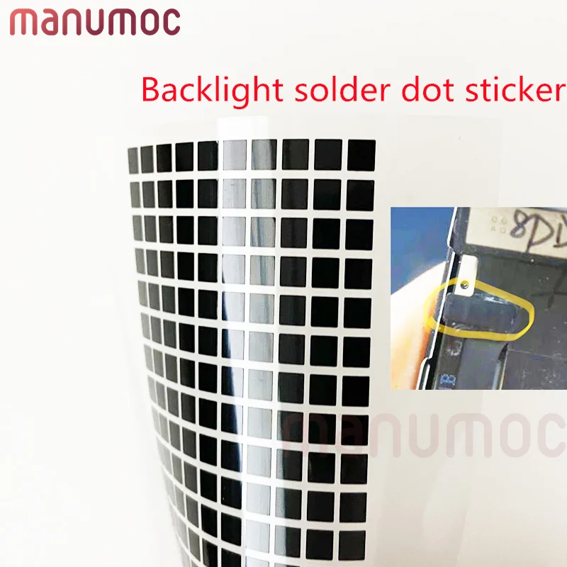 200pcs-Back-Light-Black-Soldering-Dot-Adhesive-Sticker-For-iPhone-6-7-8 ...