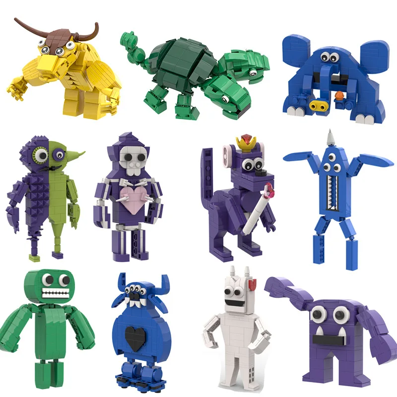 2023 New Garden Of Banban Building Blocks Toys Cartoon Anime Figures ...