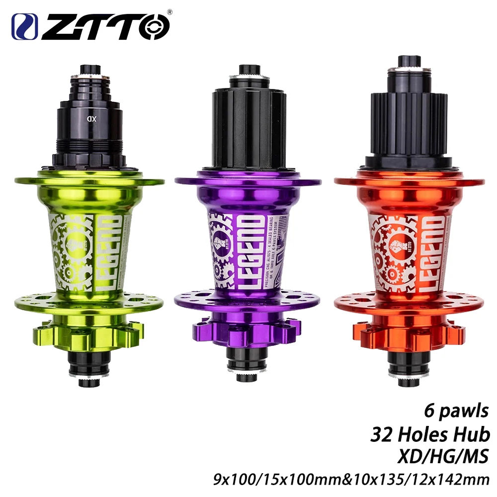 ZTTO-Mountain-Bike-Hub-32-Holes-6-Pawls-Disc-Brake-Bearing-10-11-12 ...