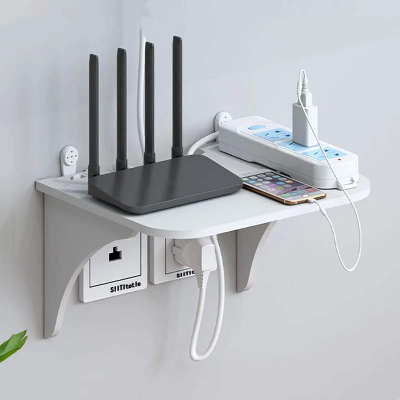 Wall-Mounted-Rack-Multifunctional-Living-Room-Storage-Rack-Non ...