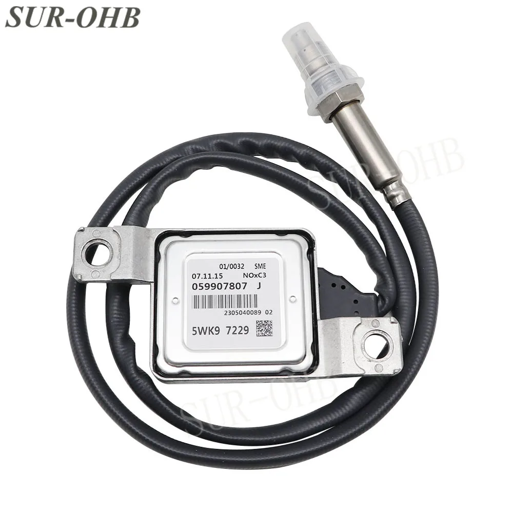 New OEM for Audi for VW NOX Sensor 059907807 J 5WK9 7229 Nitrogen Oxide Sensor 059907807J 5WK97229