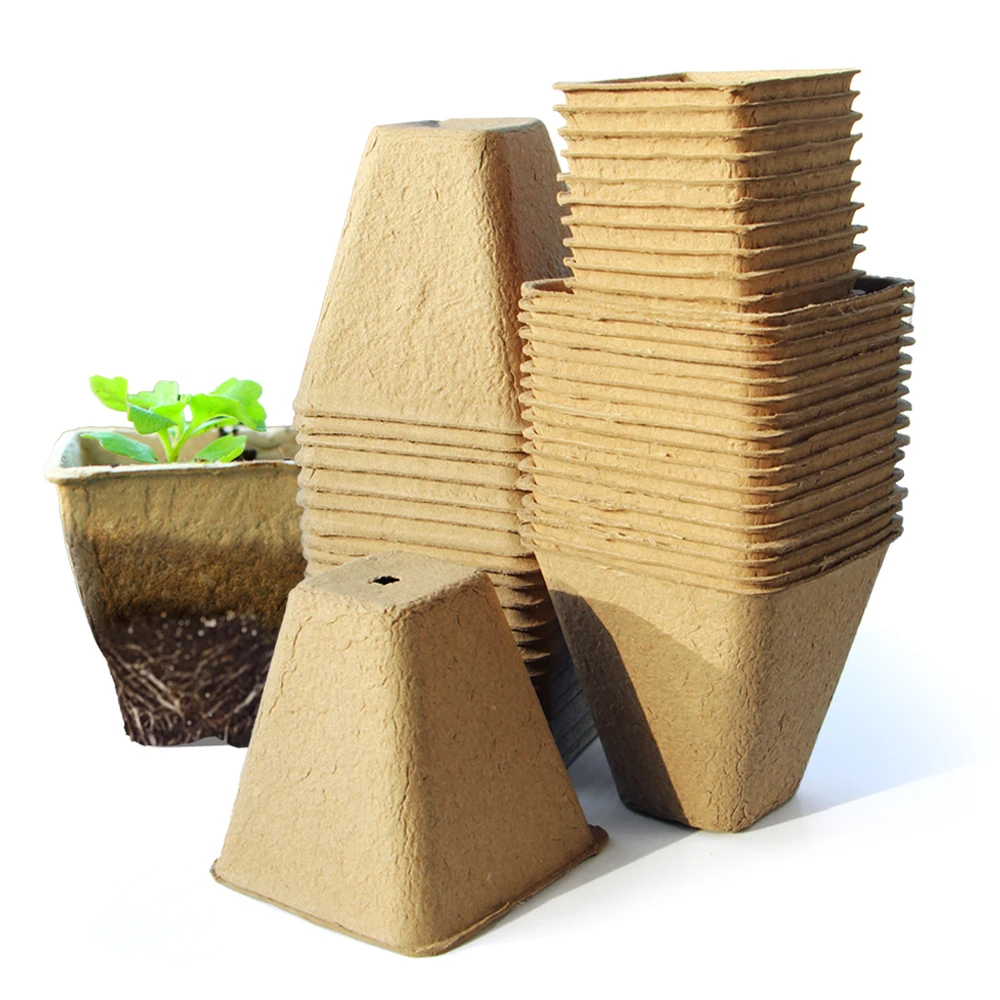 Biodegradable-Nursery-Cup-for-Greenhouse-Home-Garden-Plants-Strawberry ...