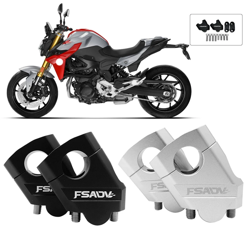 F900R-F900XR-Handle-Bar-Riser-Clamp-Extend-Handlebar-Adapter-Mount-For ...