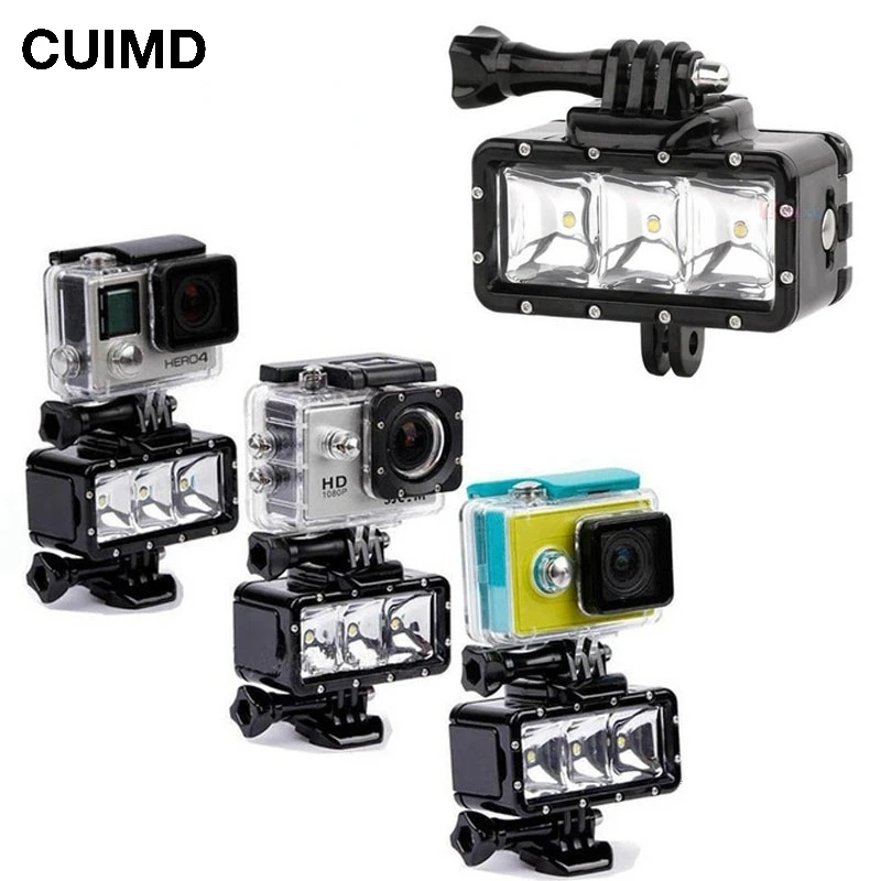 RYH-FlashLight-lamp-Underwater-Diving-Waterproof-LED-Flash-Video-Light ...