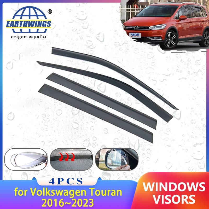 2x-Wind-Deflectors-for-Volkswagen-VW-Touran-2016-2023-2018-2019 ...