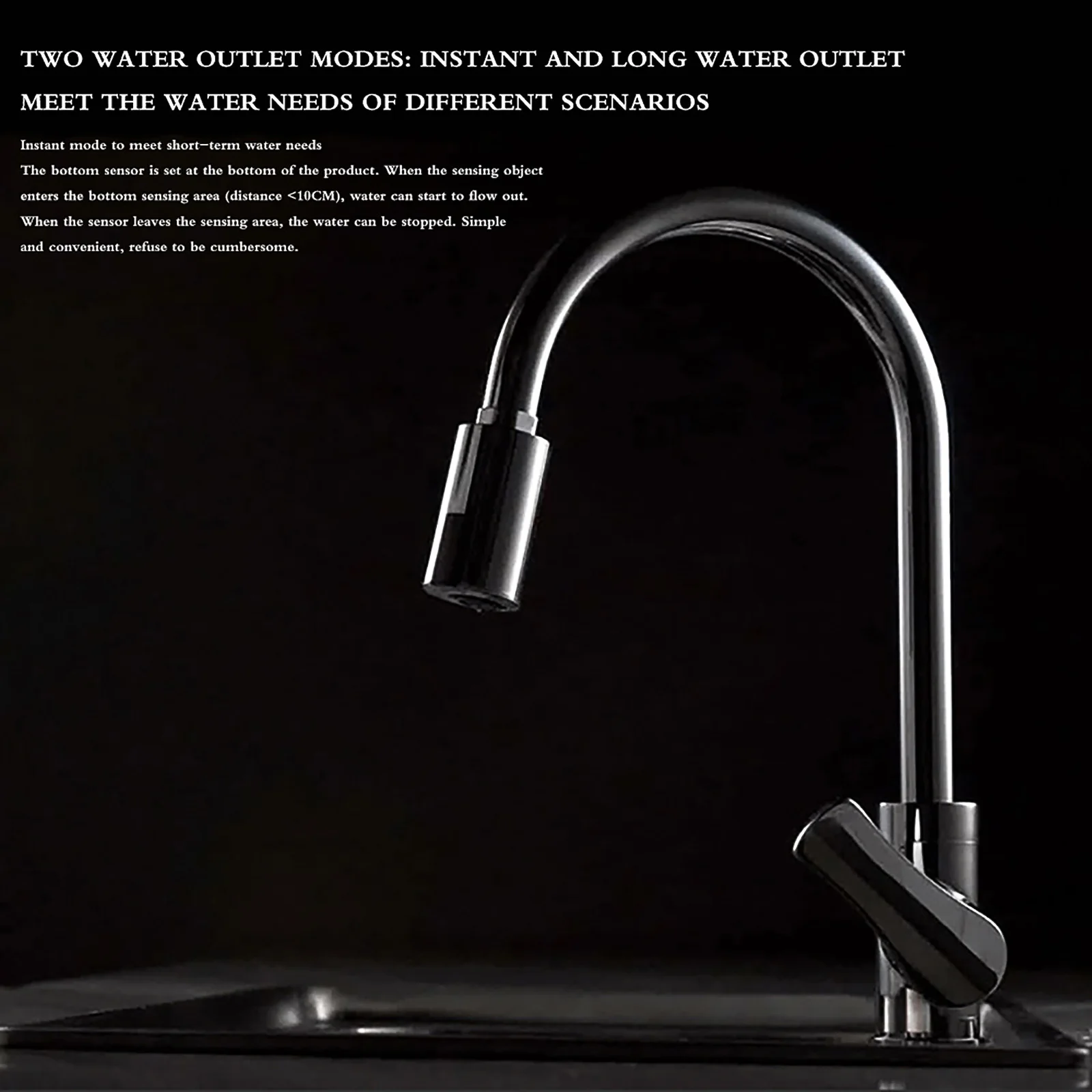 Kitchen Faucets Water-Saving Sensor Adapter | EttaGadgets