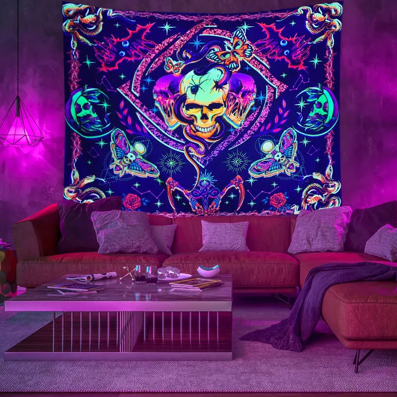 Black Light Hippie Room