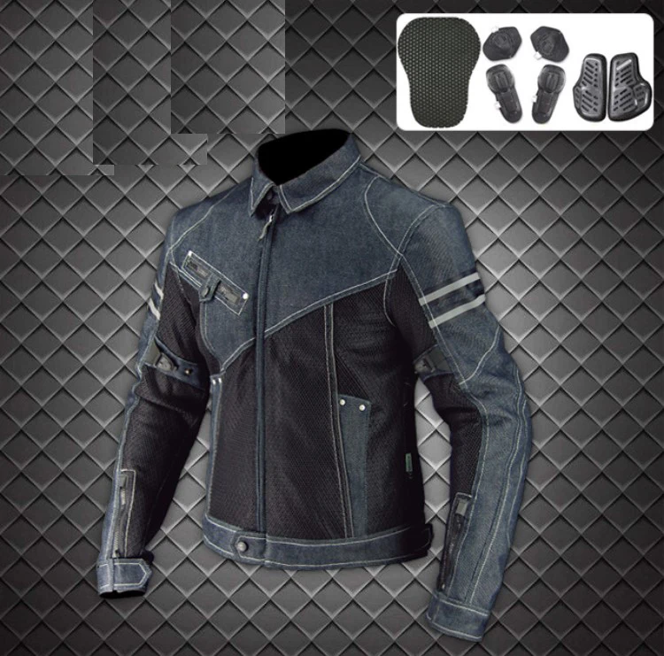 New Arrival Men Motorbike denim Jacket / Motorcycle Biker Jacket body ...